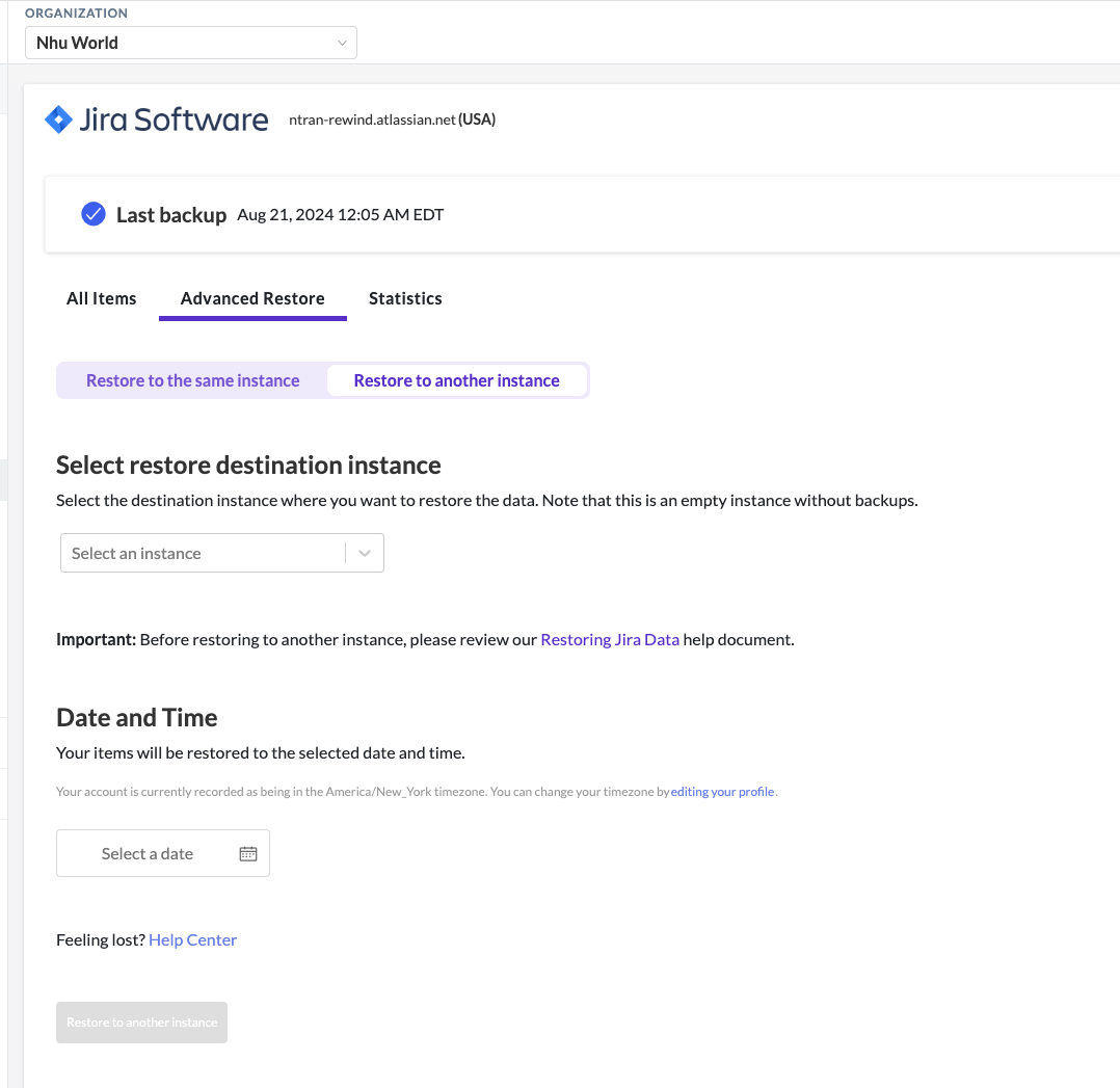 Restoring your data to a new Jira instance: step-by-step guide – Rewind Knowledge Base